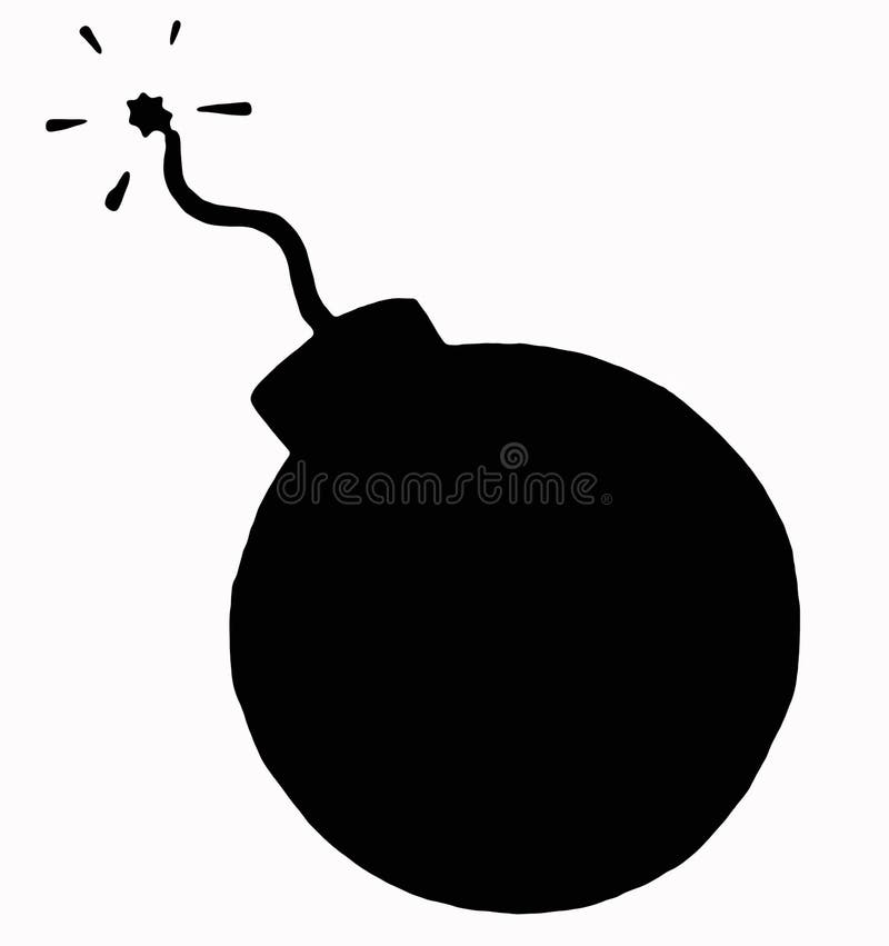 Bomb Shape stock illustration. Illustration of threat - 37729567