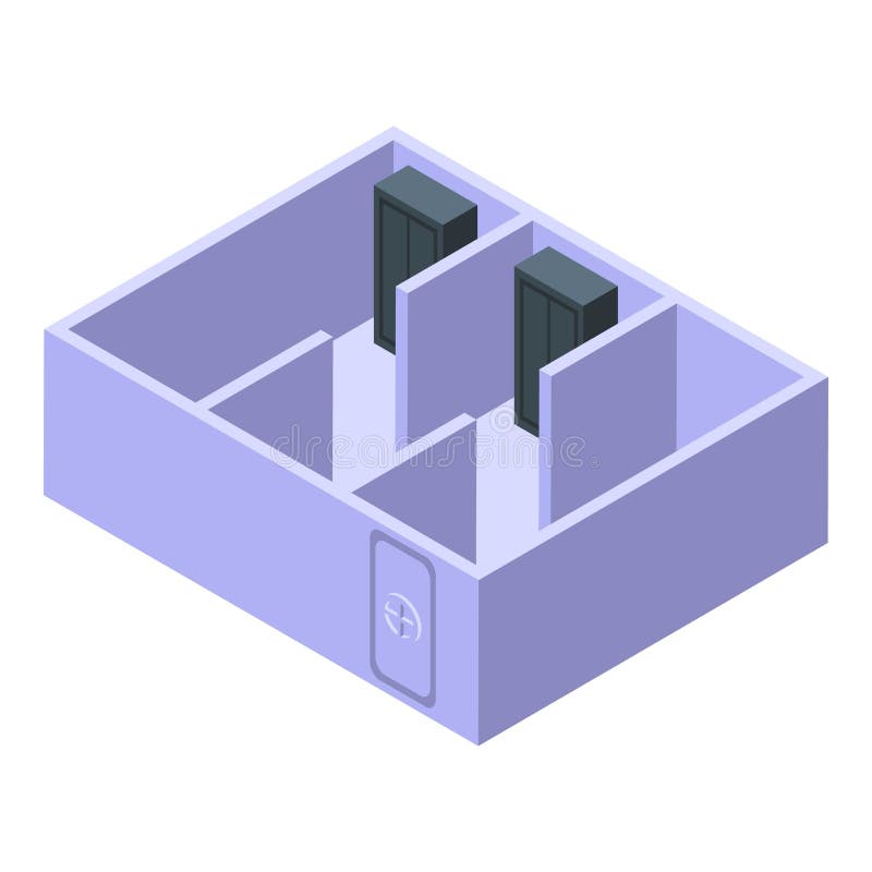 Bomb Shelter Room Icon Isometric Vector. Nuclear Bunker Stock Vector ...