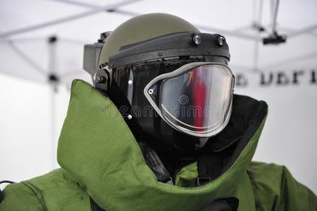 Bomb Squad Helmet stock photo. Image of head, headgear - 6616226