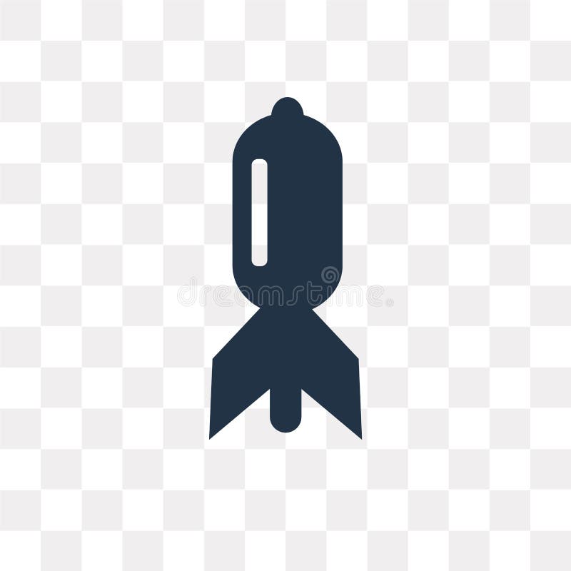 Bomb Vector Icon Isolated On Transparent Background, Bomb Trans Stock ...