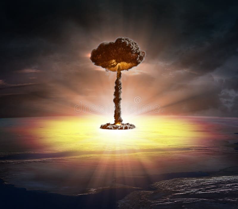 Prove Della Bomba Nucleare, Foto Di Un'esplosione Nucleare Dall'aria ...