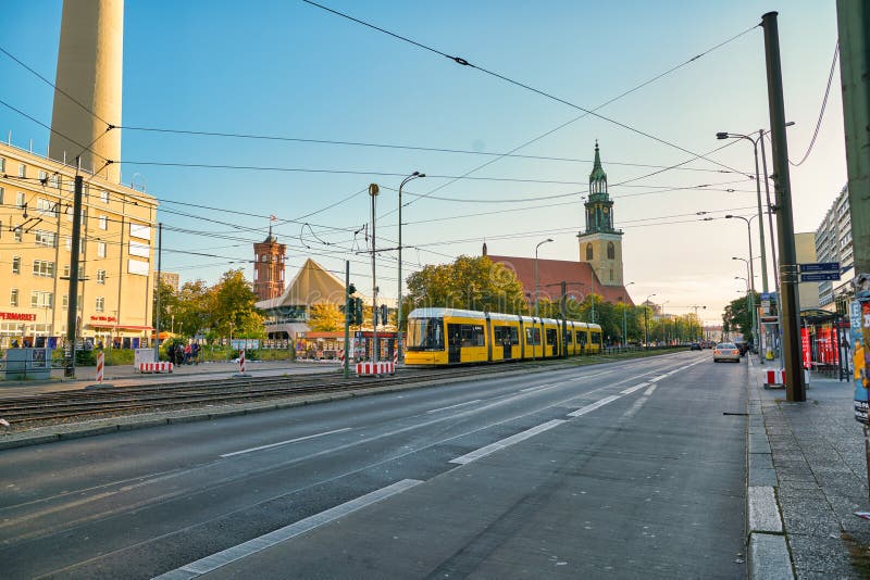 Bombardier Flexity Berlin Seen in the Daytime Editorial Image - Image ...