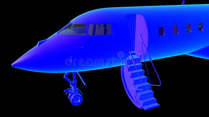 Bombardier 6000 Plane for Reference 3D Rendering Stock Illustration ...