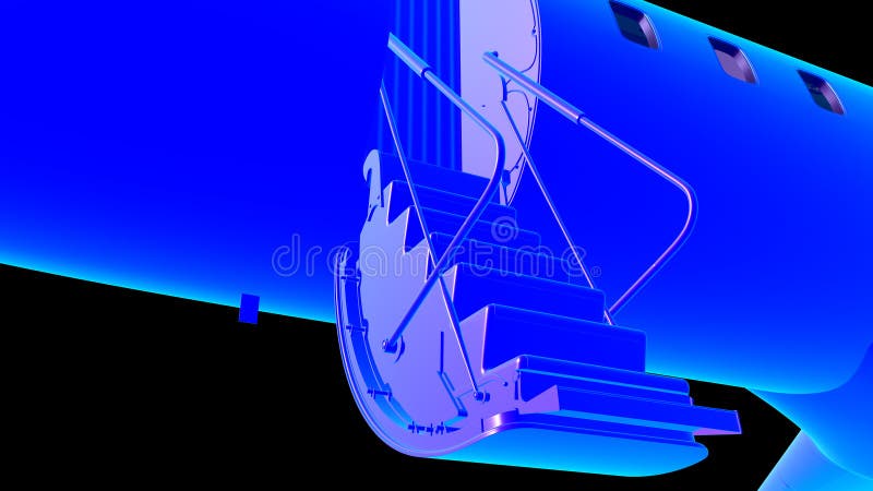 Bombardier 6000 Plane for Reference 3D Rendering Stock Illustration ...