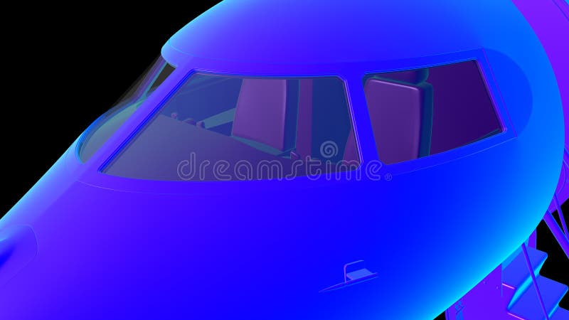 Bombardier 6000 Plane for Reference 3D Rendering Stock Illustration ...