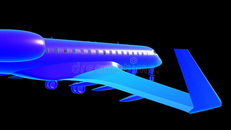 Bombardier 6000 Plane for Reference 3D Rendering Stock Illustration ...