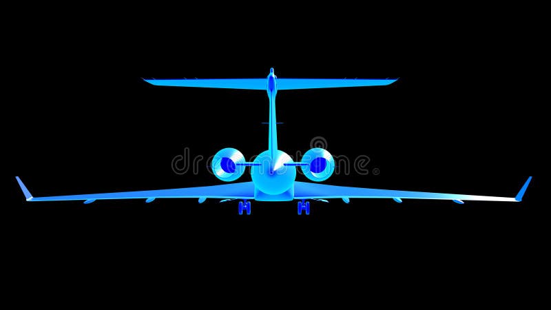 Bombardier 6000 Plane for Reference 3D Rendering Stock Illustration ...