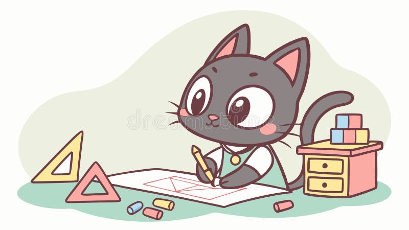 Bombay Cat Left Sits Sea Vector Stock Vector - Illustration of happy ...