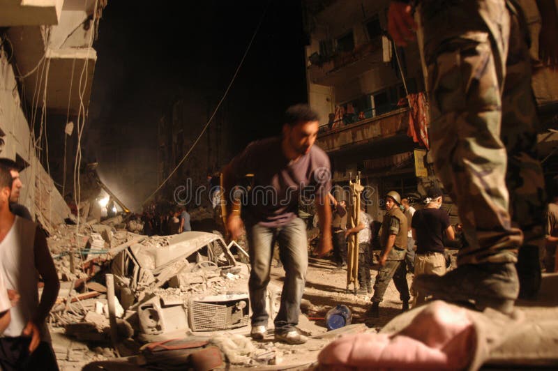 Bombed Building editorial photography. Image of concrete - 24302127