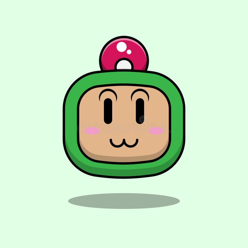 Bomber Boy Green stock vector. Illustration of bomb - 305031782