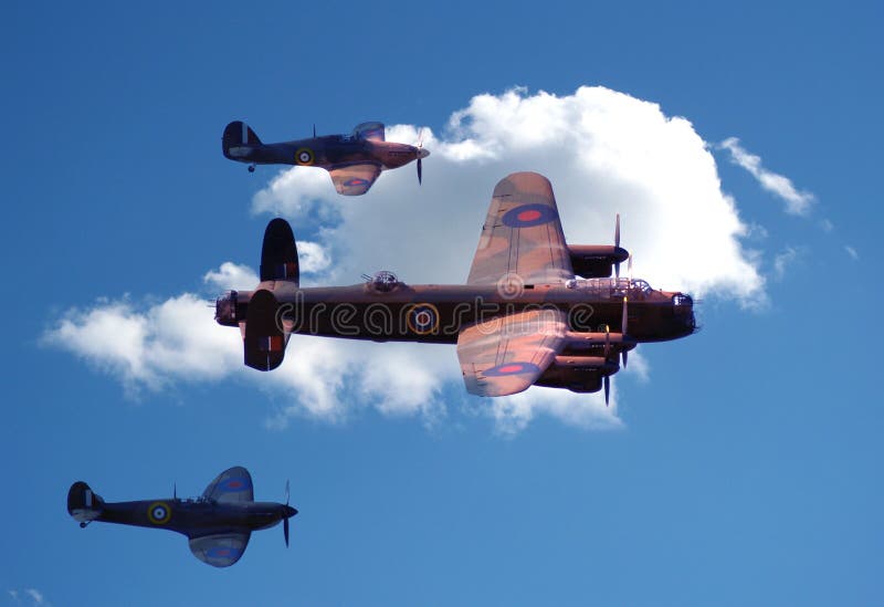 Bomber and fighter stock image. Image of altitude, airplane - 3405881