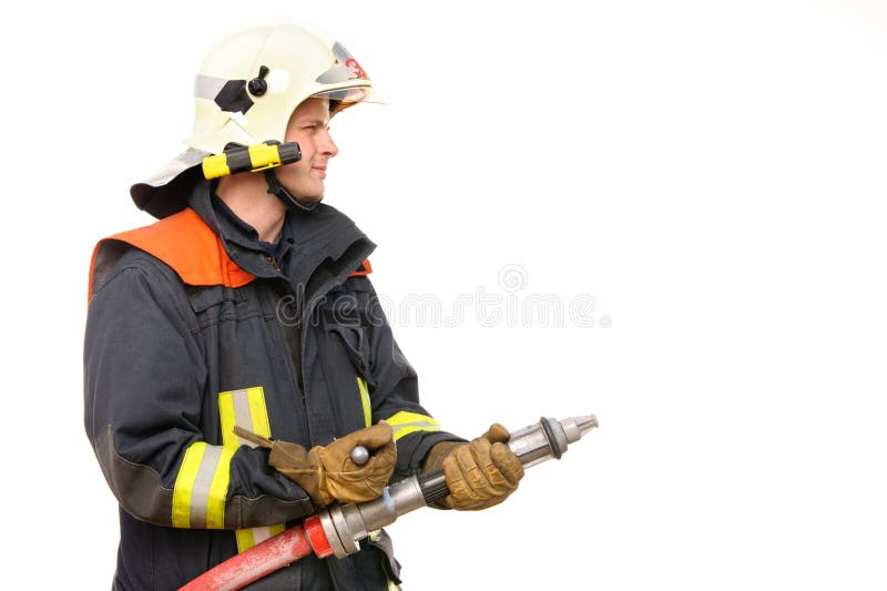 Bombero imagen de archivo. Imagen de rojo, urbano, fuego - 20065837