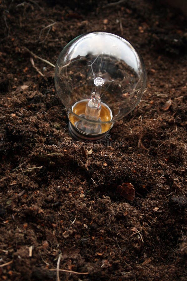 Bombilla imagen de archivo. Imagen de tierra, cristal - 12593207