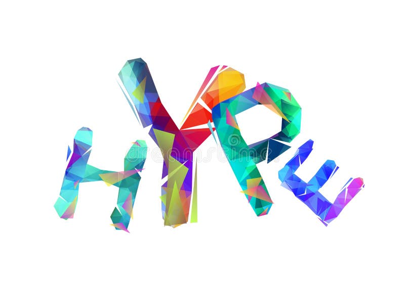 Bombo De La Palabra Letras Triangulares Del Vector Ilustración del ...