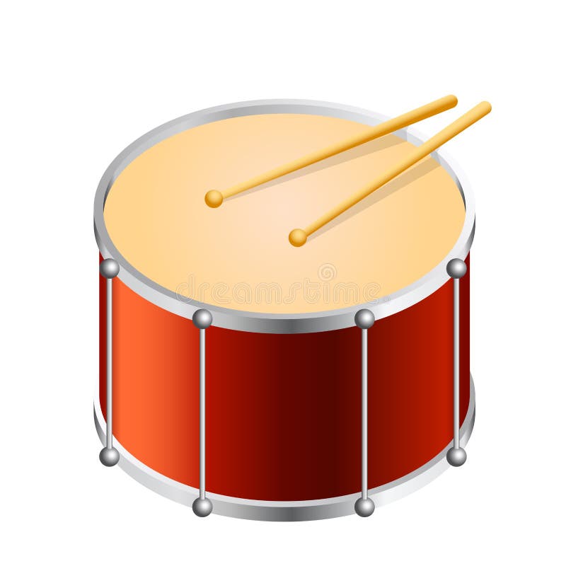 Bombo stock de ilustración. Ilustración de venda, orquesta - 28697219