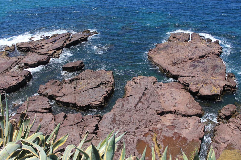 Bombo Rocks stock image. Image of white, kiama, platform - 36676919