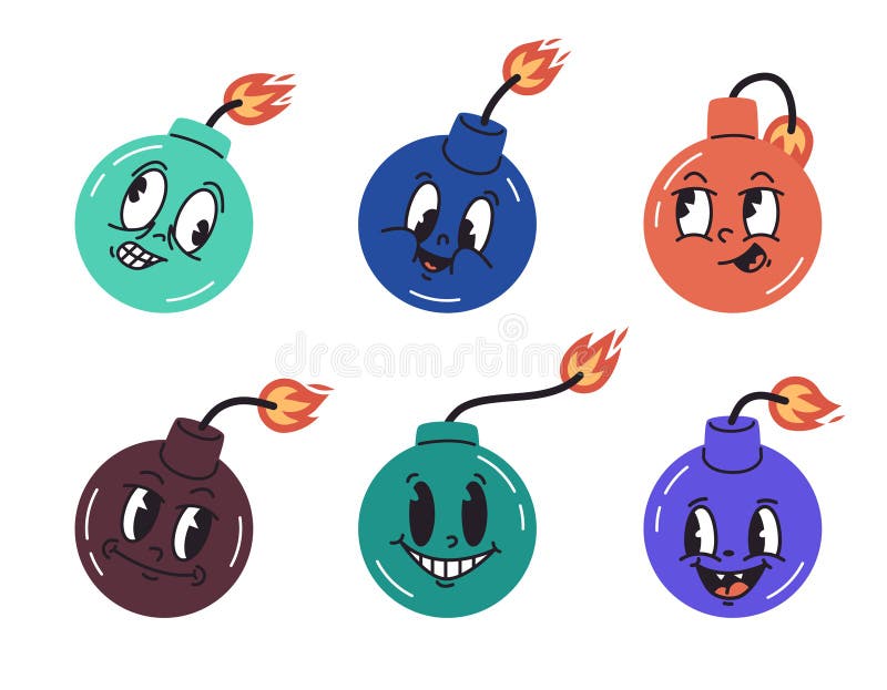 Cartoon Bombs Stock Illustrations – 509 Cartoon Bombs Stock ...