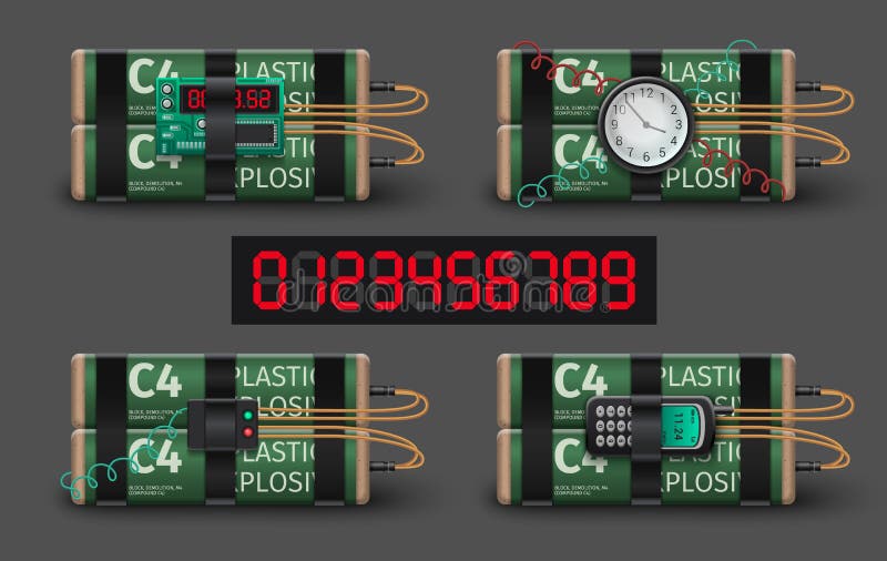 C4 Explosive Stock Illustrations – 19 C4 Explosive Stock Illustrations ...