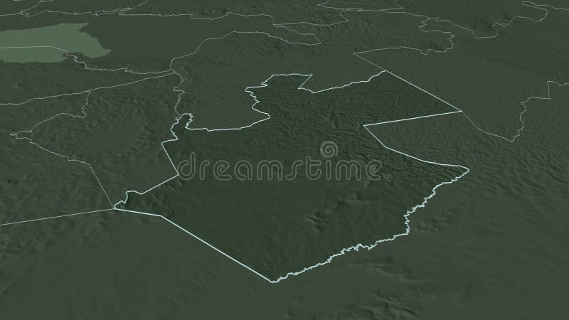 Bomet, Kenya - Outlined. Administrative Stock Illustration ...