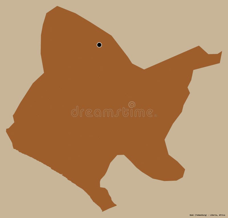 Bomi County Counties of Liberia, Republic of Liberia Map Vector ...