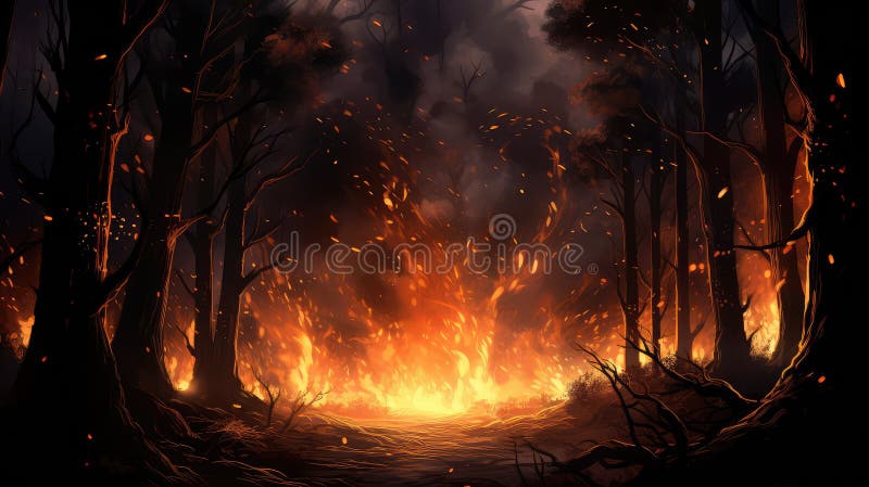 Bon fire element stock illustration. Illustration of shadow - 369758549