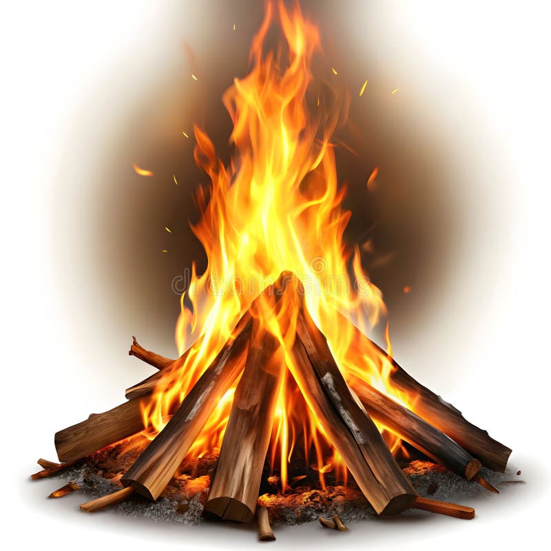 Bon fire png stock illustration. Illustration of inferno - 338942645