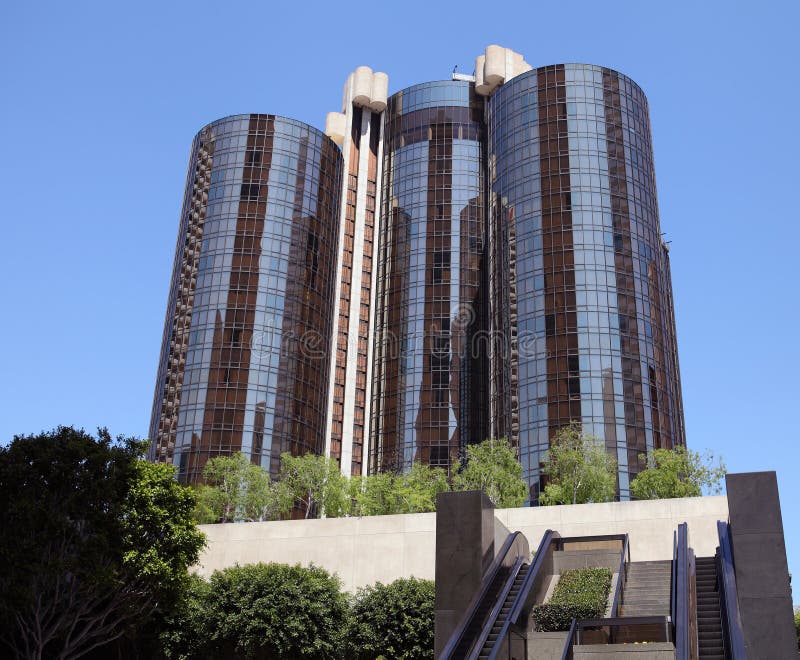 Bonaventure Hotel - Los Angeles Editorial Photography - Image of city ...