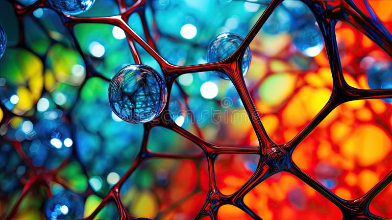 Bond chemistry pattern stock illustration. Illustration of compound ...