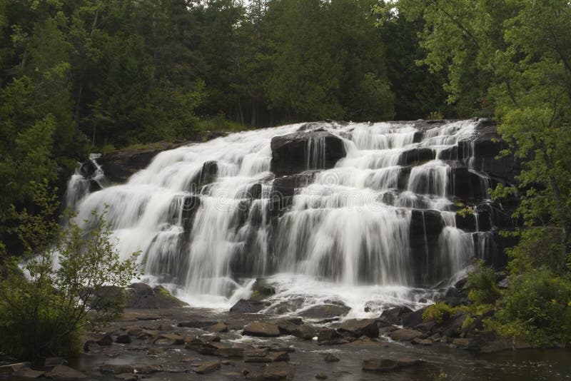 Bond Falls, Upper Peninsula of Michigan Stock Image - Image of michigan ...