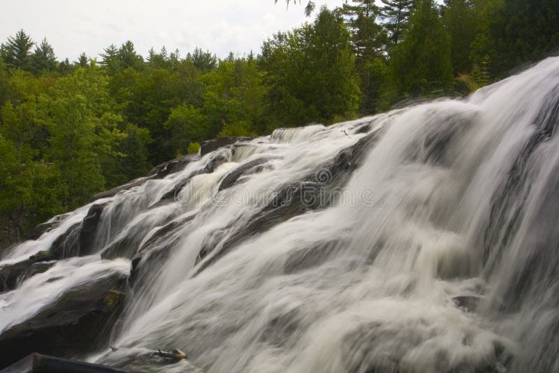 Bond Falls, Upper Peninsula of Michigan Stock Image - Image of views ...