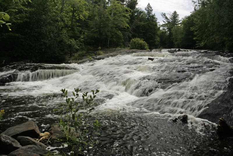 Bond Falls, Upper Peninsula of Michigan Stock Photo - Image of river ...