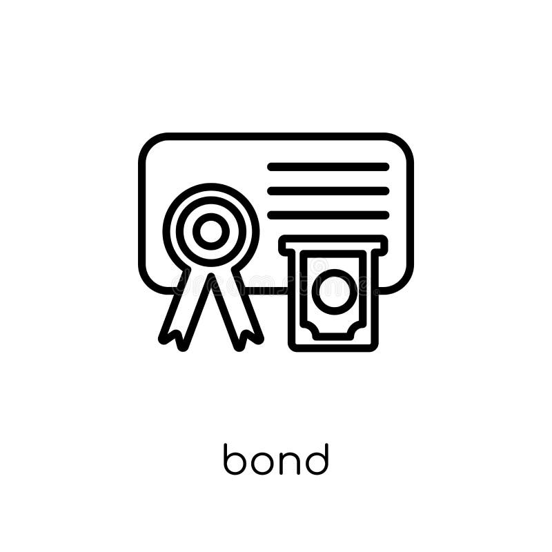 Bond Icon from Bond Collection. Stock Vector - Illustration of bond ...