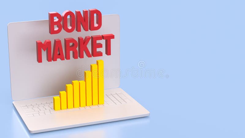 The Bond Market for Business Concept 3d Rendering Stock Illustration ...