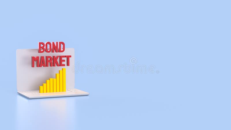 The Bond Market for Business Concept 3d Rendering Stock Illustration ...