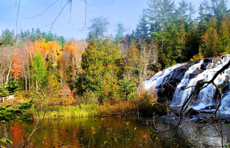 Bond Water Falls stock photo. Image of waterfalls, boulder - 3238674