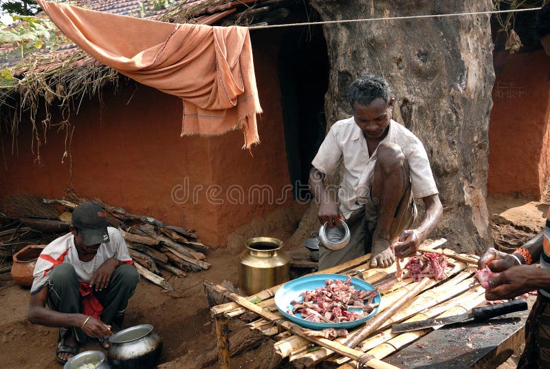 Bonda Men editorial stock image. Image of brown, tribal - 25006034