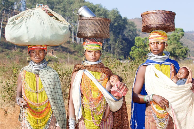 Bonda tribal women editorial photography. Image of tribal - 19443627