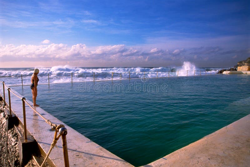 Bondi Beach, Australia stock image. Image of icon, bondi - 4163155