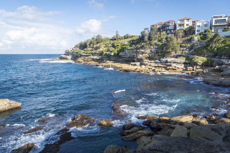 Bondi Bay, Australia stock image. Image of seascape - 117257267