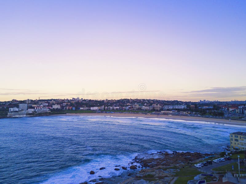 Bondi Beach Aerial View stock photo. Image of travel - 91896682