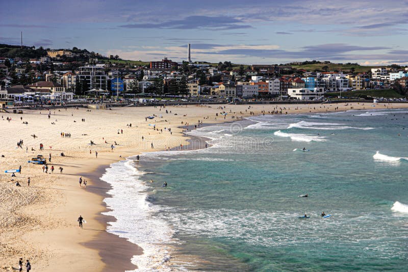 Bondi beach view editorial image. Image of view, destinations - 155706980
