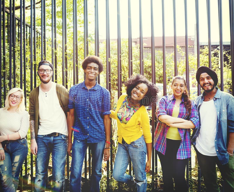 Bonding Community Friends Team Togetherness Unity Concept Stock Photo ...