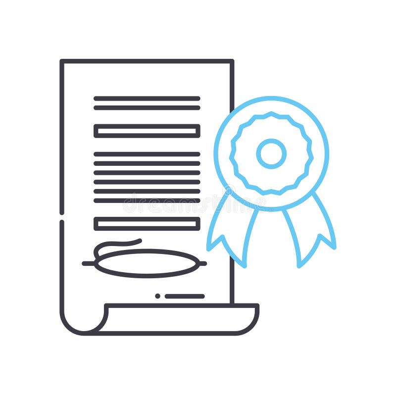 Bonds Line Icon, Outline Symbol, Vector Illustration, Concept Sign ...