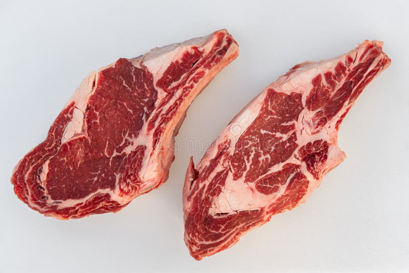Bone in Beef Rib Steak stock image. Image of meat, food - 179345649