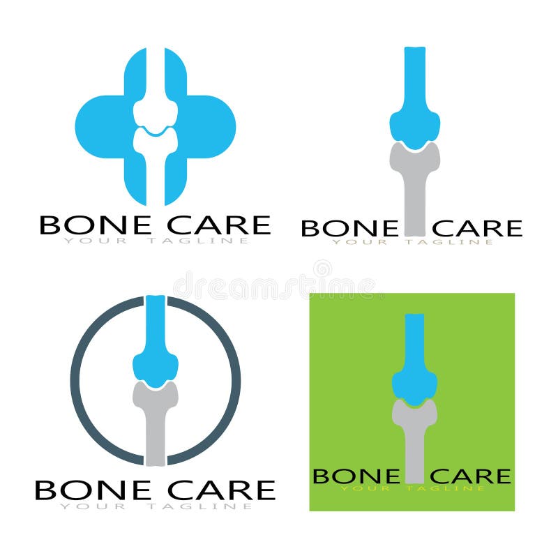 Bone Care Healt Logo Symbol Abstract Design Vector Stock Vector ...