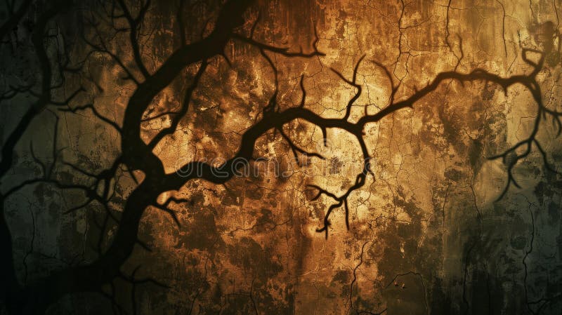 Bone-chilling Halloween Texture with Eerie Shadows Stock Illustration ...