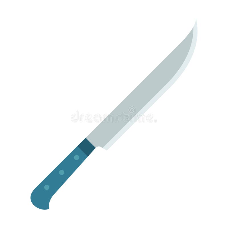 Bone-cutter Knife Vector Flat Isolated on White Stock Vector ...