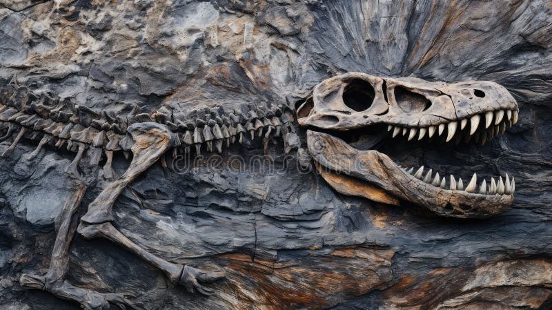 Bone dinosaur texture stock photo. Image of geology - 370411132