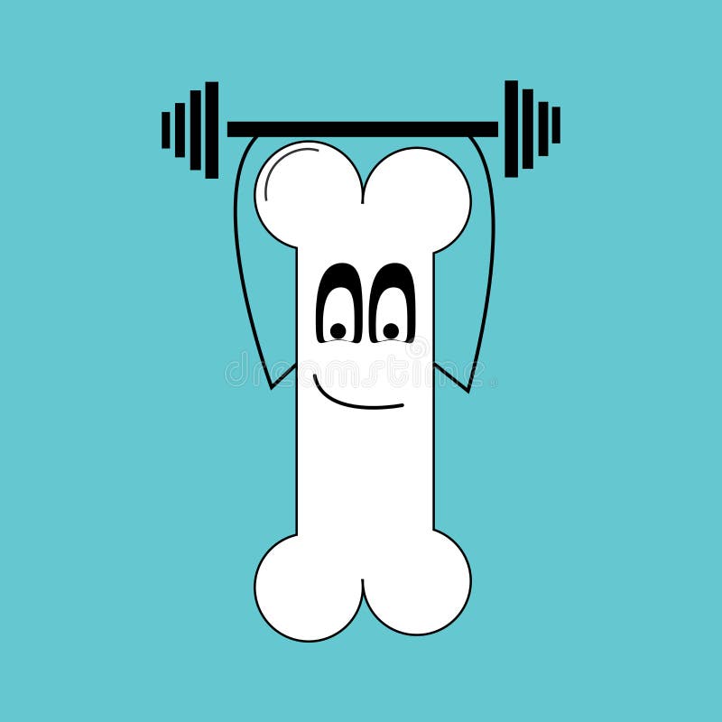Bone Strength Icon stock vector. Illustration of symbol - 32155858