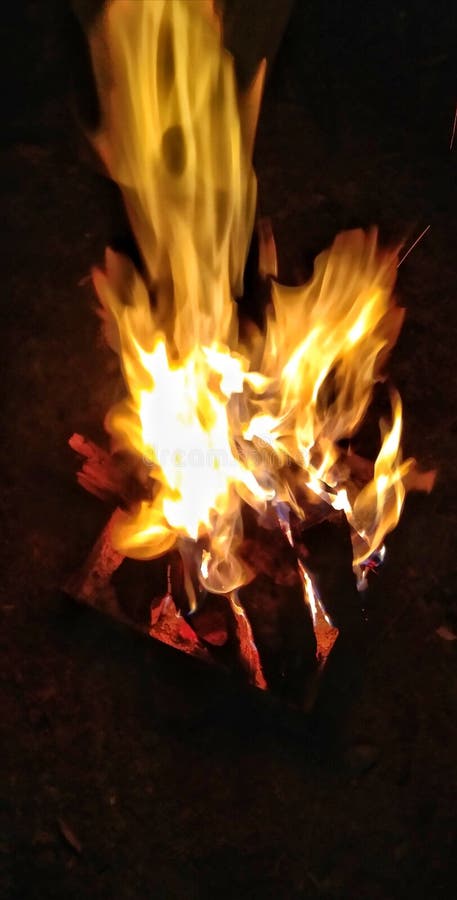 Bone Fire and Beautiful Sun Rise Stock Image - Image of fire, beautiful ...